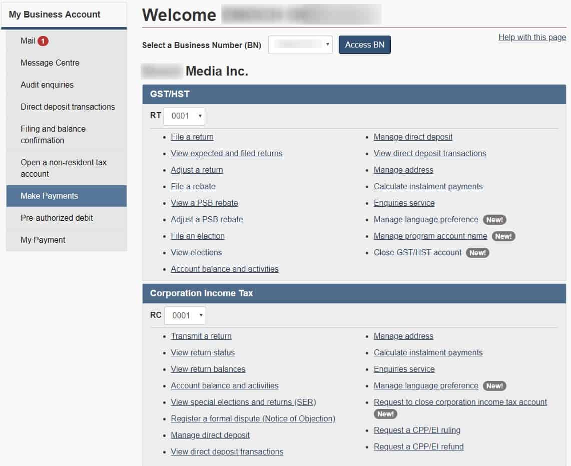 How To Register a CRA My Business Account in 2022 - SavvyNewCanadians