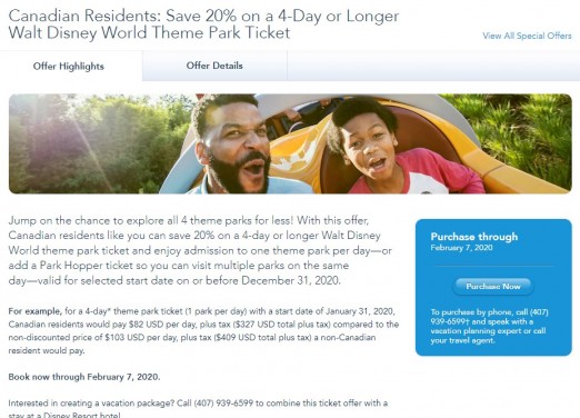 How To Get Discounted Walt Disney World Tickets in Canada