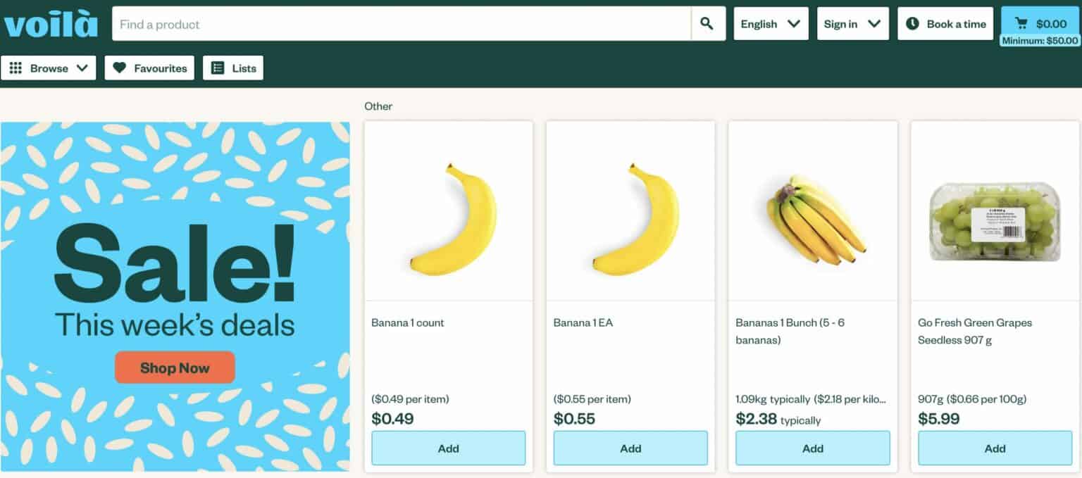 Voilà by Sobeys Review 2022: Sobeys Online Shopping & Delivery Platform ...