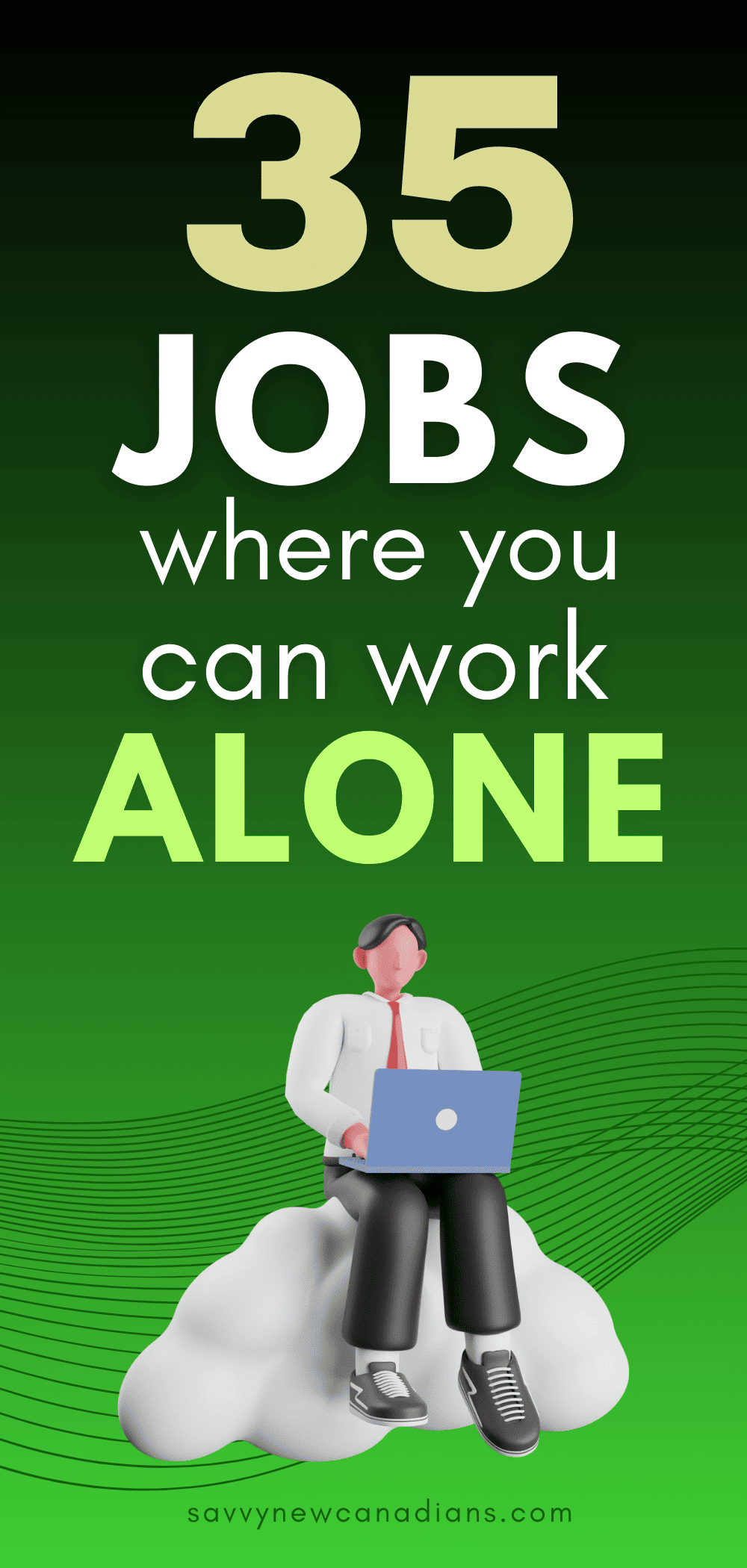 The 35 Best Jobs Where You Work Alone - Savvy New Canadians